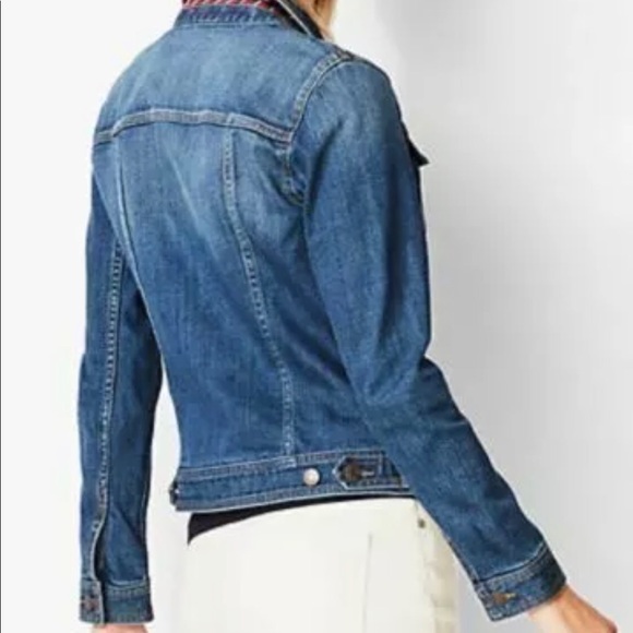 Talbots | Jackets & Coats | Talbots Blue Denim Class Jean Jacket Sz Sp ...